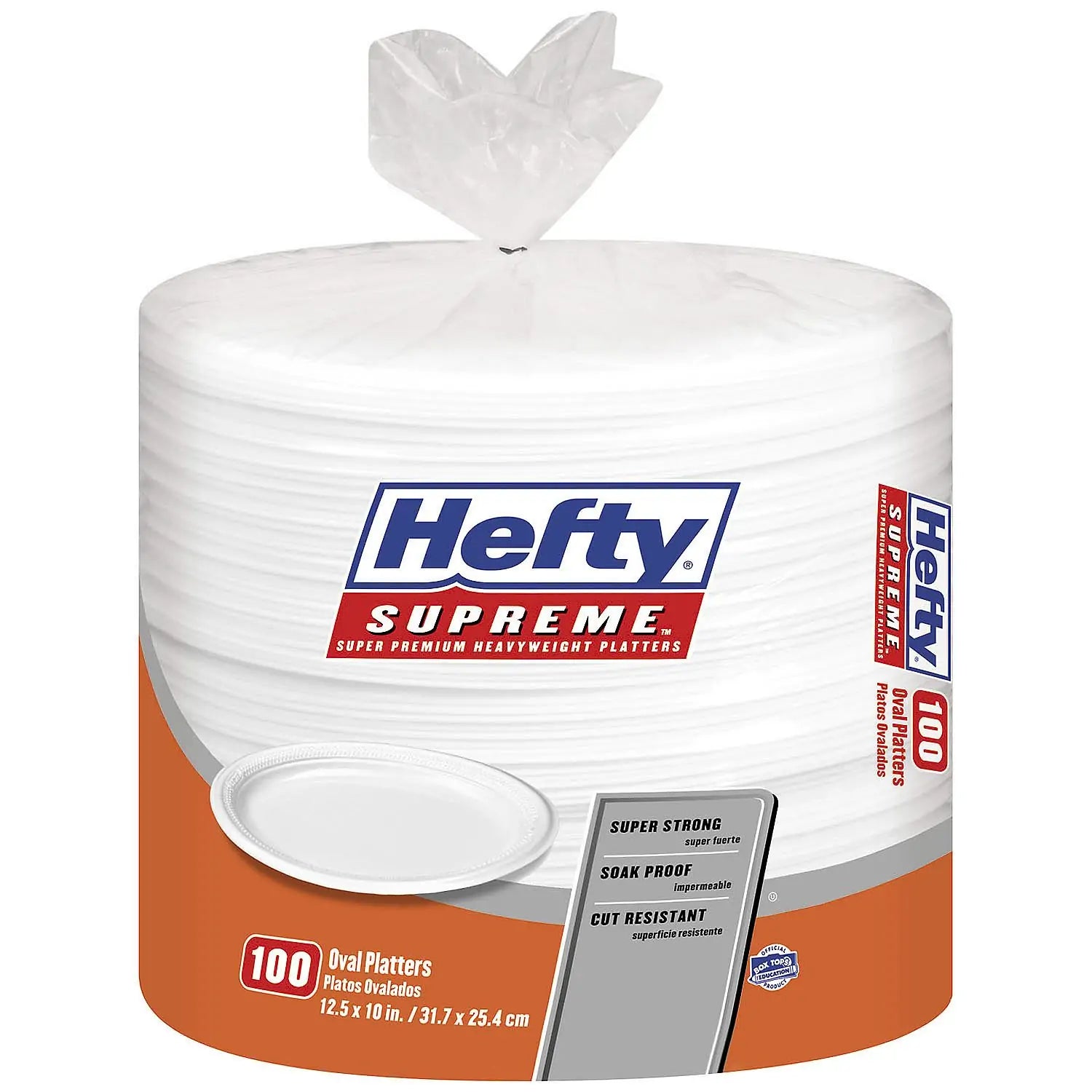 Hefty Supreme Oval Foam Platters (100ct.)– Fresh Central Grocery