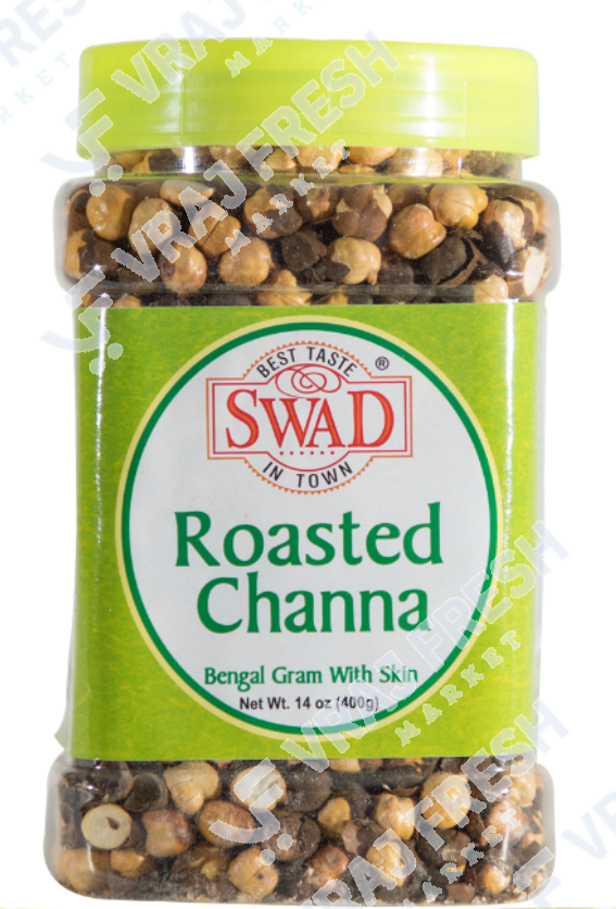 Swad Roasted Salted Channa Bengal Gram With Skin (400g 14Oz)– Fresh ...
