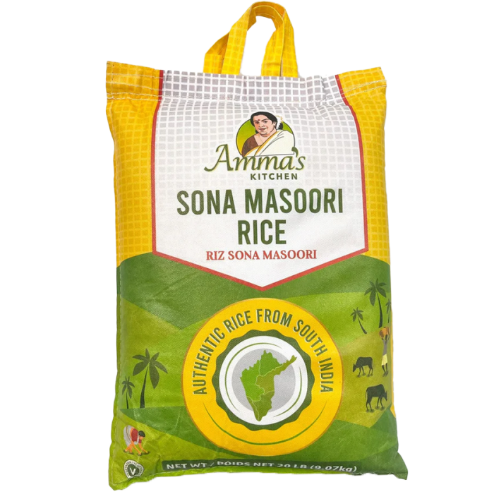 Amma's Sona Masoori Rice 20 LB– Fresh Central Grocery