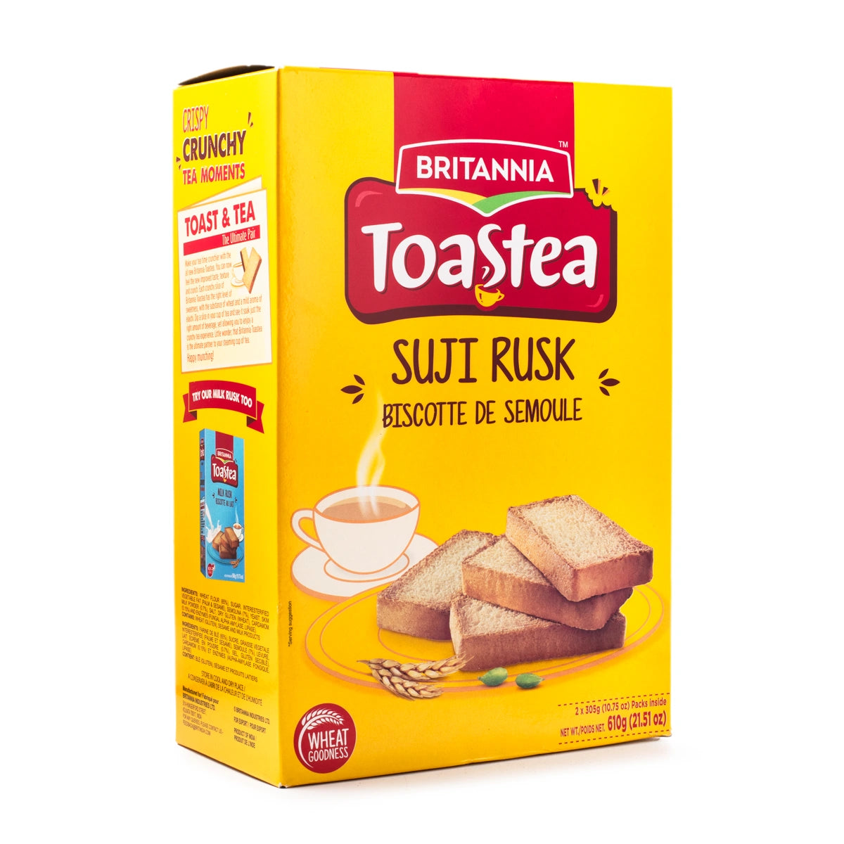 Britannia Toastea Suji Rusk 21.51 oz | Fresh Central Grocery