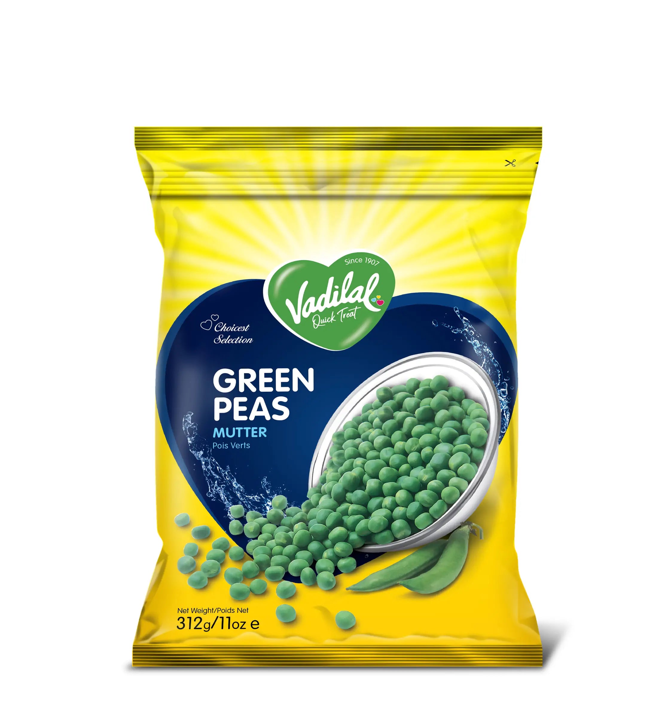 Vadilal Frozen Green Peas - 11 OZ (312 GM)– Fresh Central Grocery