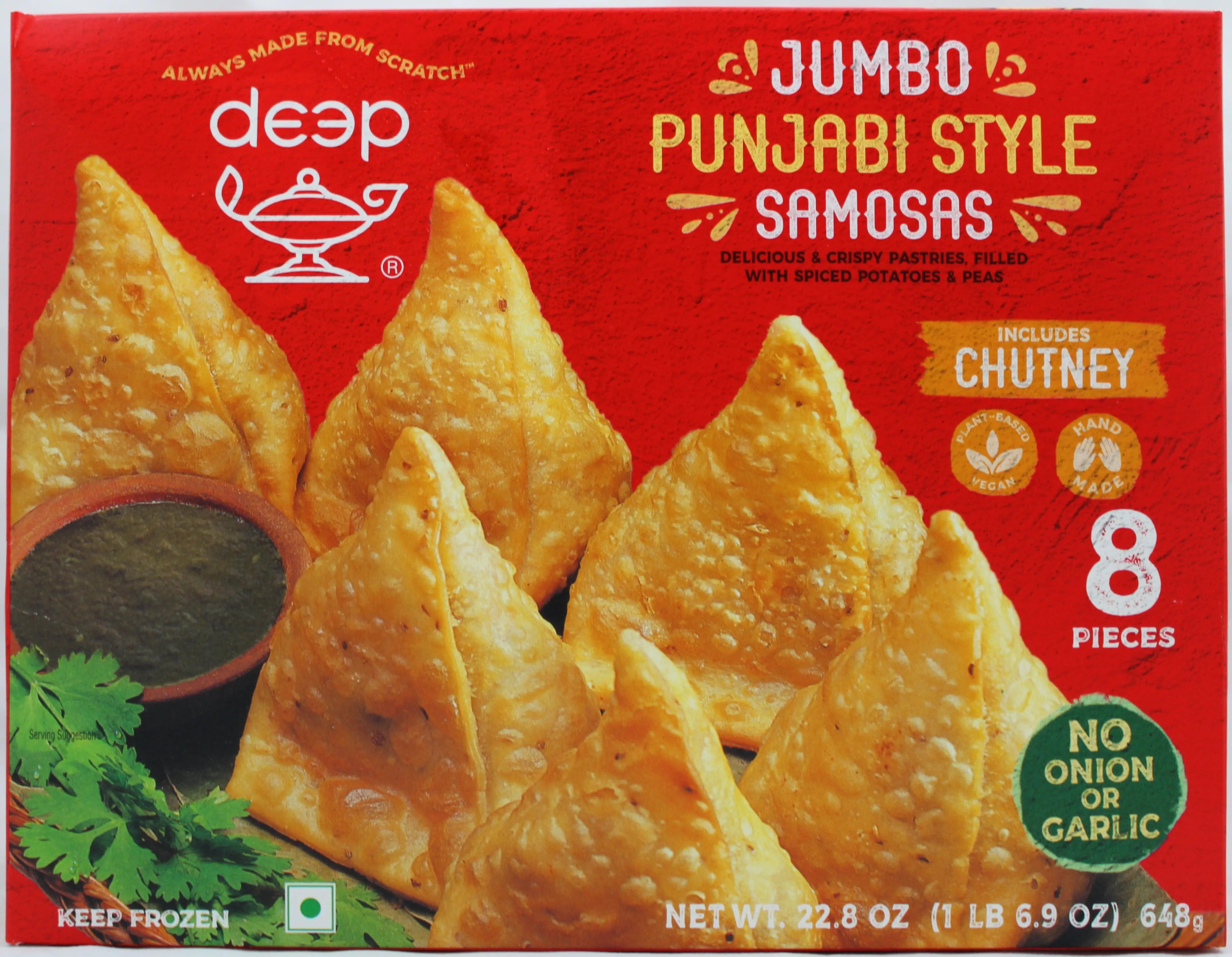 Deep Jumbo Punjabi Samosa - 8 PCS– Fresh Central Grocery