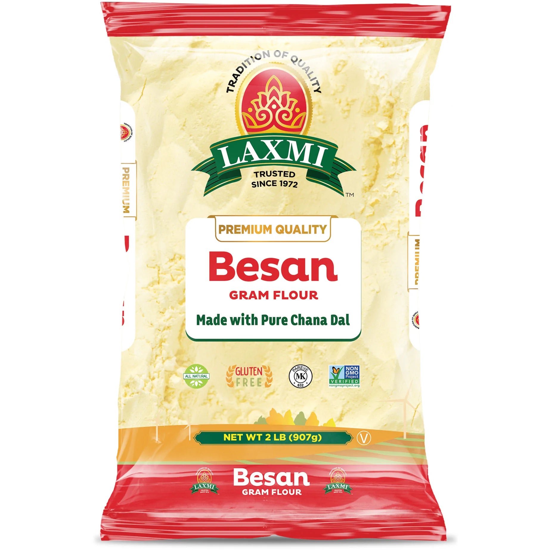 Laxmi Besan/chickpeas flour 2 lb– Fresh Central Grocery