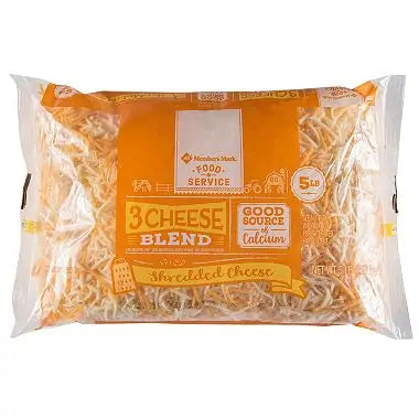 Member's Mark Three-cheese Blend Shredded Cheese (5 Lbs.)– Fresh ...
