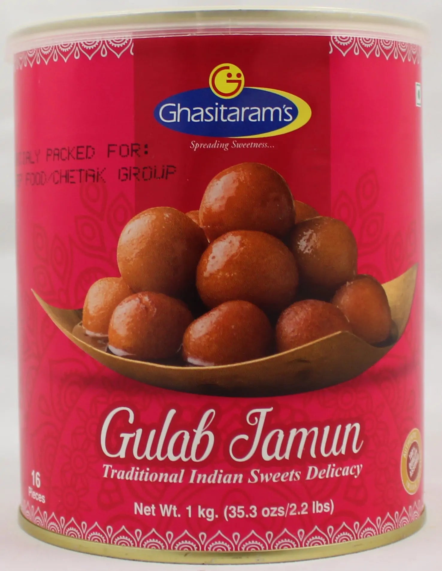 Ghasitaram Gulab Jamun (CAN) - 1 KG– Fresh Central Grocery