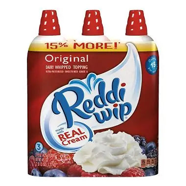 Reddi Wip Original Whipped Topping (15 Oz. Can, 3 Pk.)– Fresh Central ...