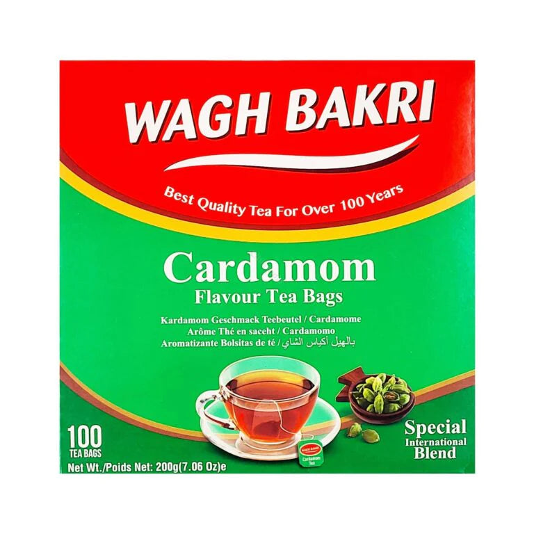 Wagh Bakri Tea Bags - Cardamom (100 Bags)– Fresh Central Grocery
