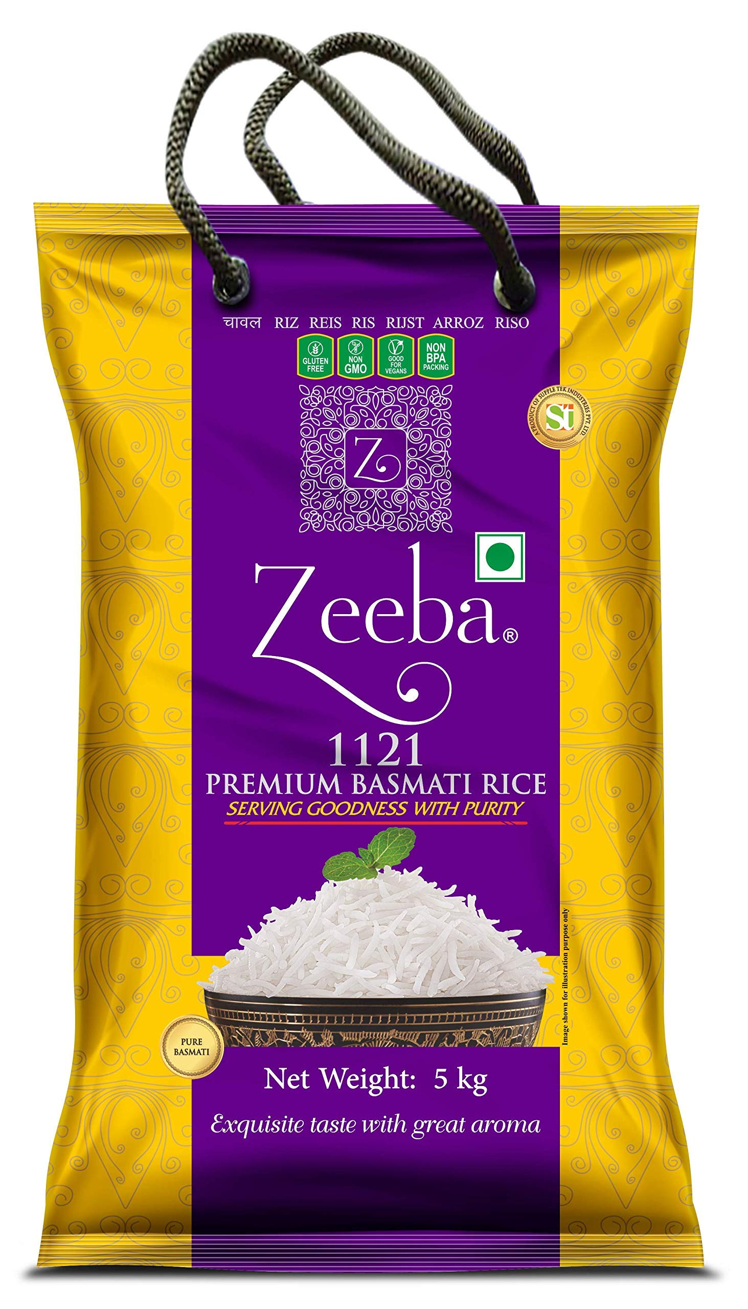 Buy Zeeba Premium Basmati Rice 10 LB Online at Fresh Central Grocery