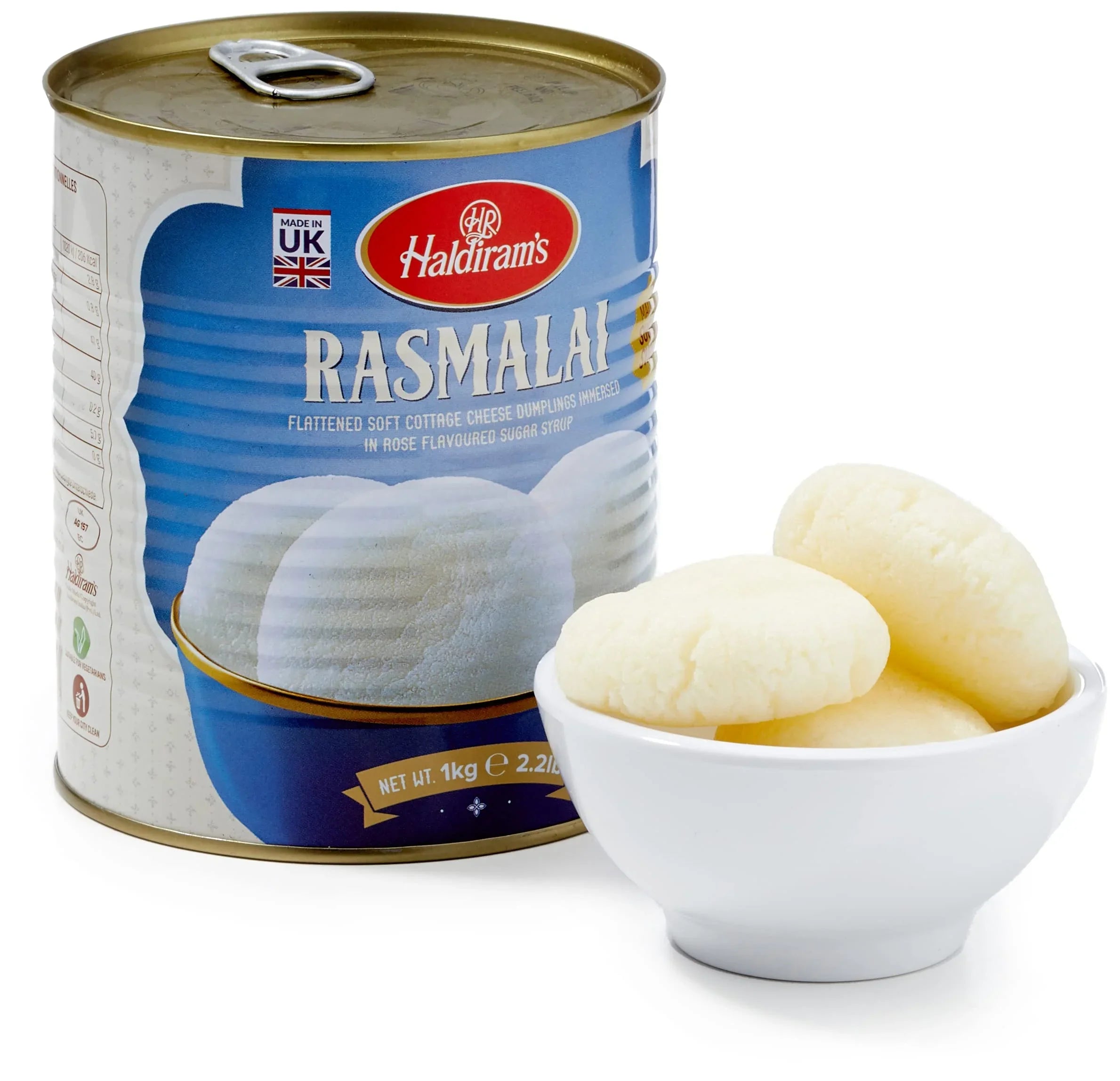 Haldiram's Rasmalai Can 1 kg– Fresh Central Grocery