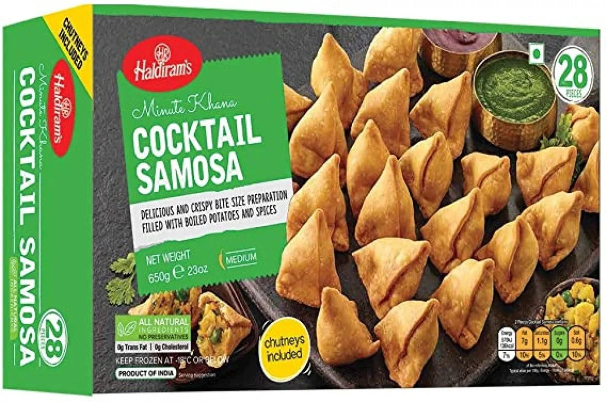 Haldiram's Cocktail Samosa 650Gm– Fresh Central Grocery
