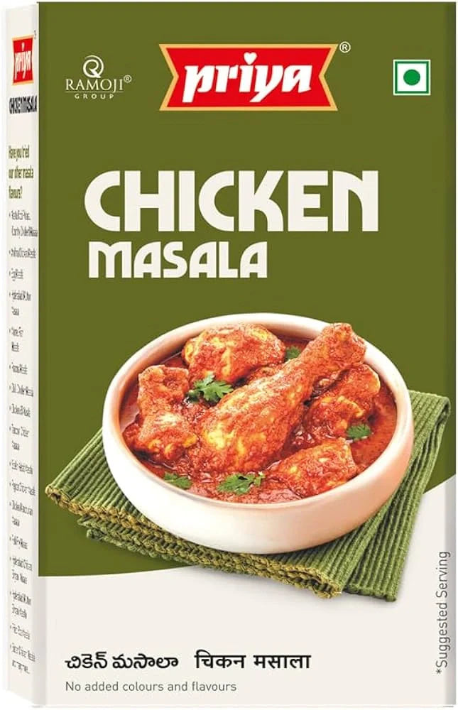 Priya Chicken Masala Powder 100Gm– Fresh Central Grocery