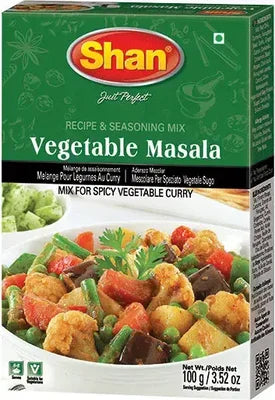 Shan Vegetable Masala 100 gm box– Fresh Central Grocery