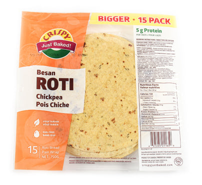 Crispy Besan Roti (Chick Peas) 15 Pieces– Fresh Central Grocery