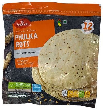 Haldiram's Phulka Roti 12 Pcs– Fresh Central Grocery