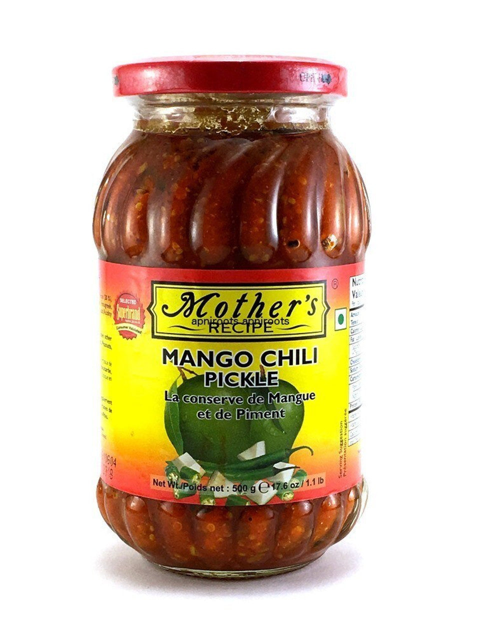 Mother's Mango & Chilli Pickle 500gm– Fresh Central Grocery